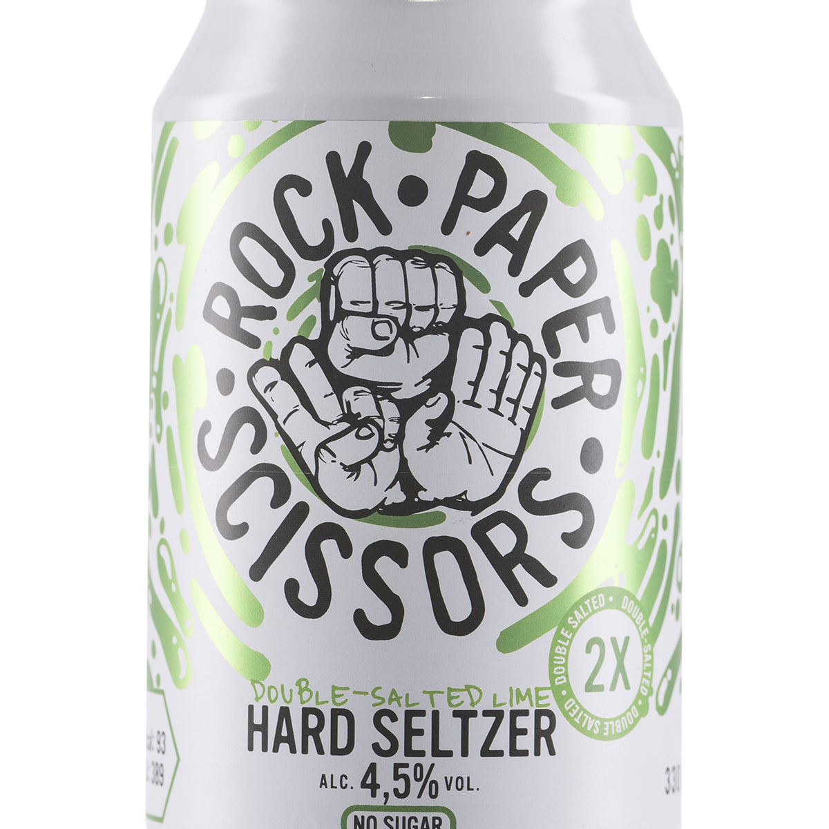 RPS Double Salted Lime Hard Seltzer 4,5% – Rock Paper Scissors Brewing Co